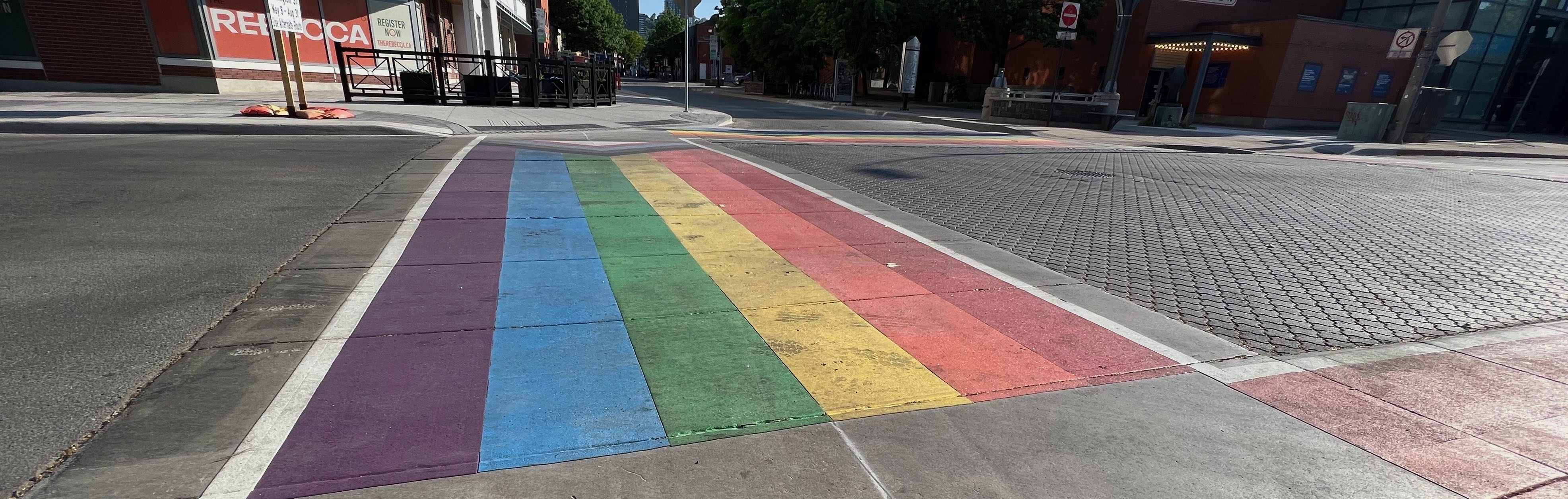 New rainbow crosswalk unveiled in Hamilton - Hamilton City Magazine