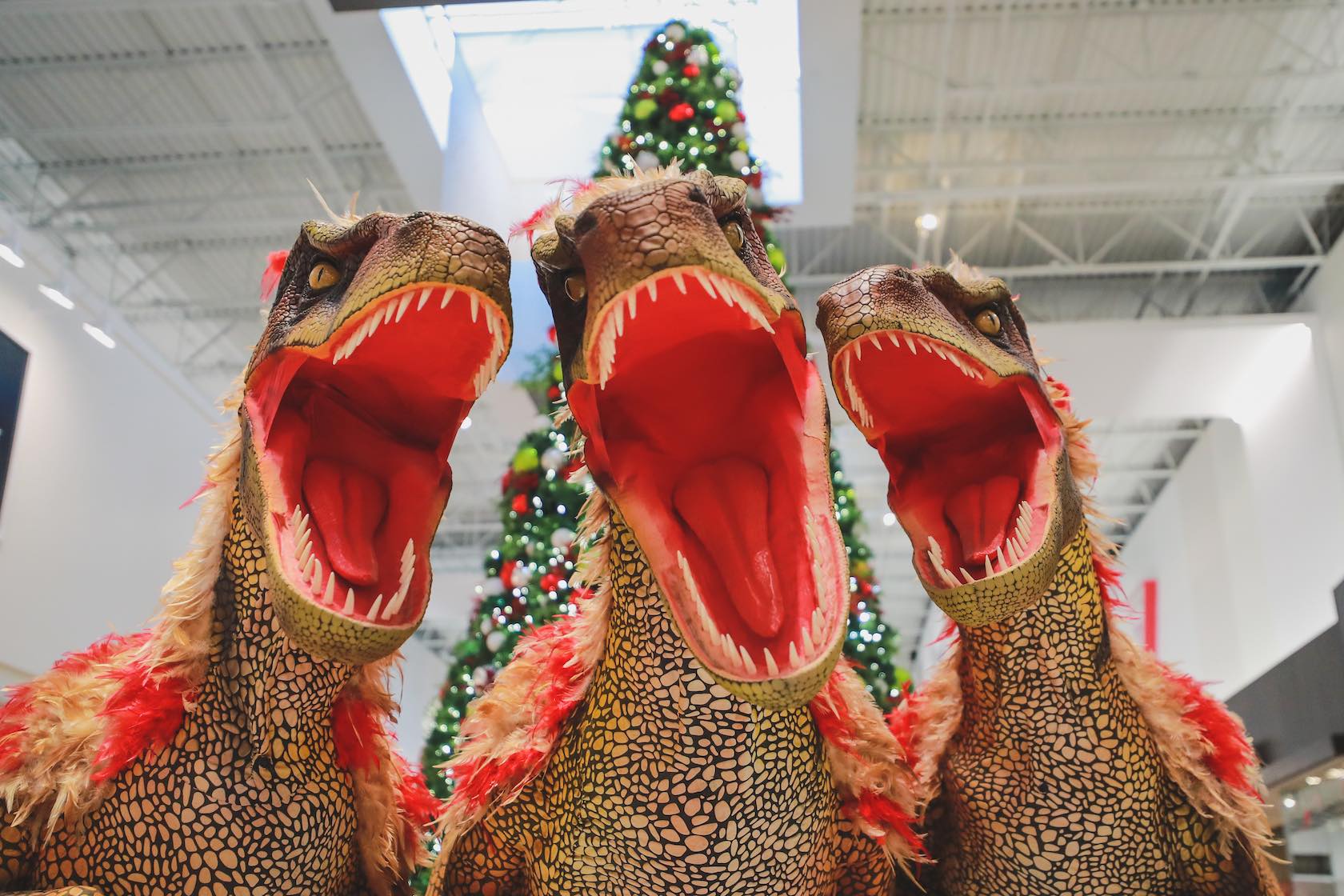 In photos: Life-size dinosaurs take over convention centre - Hamilton ...