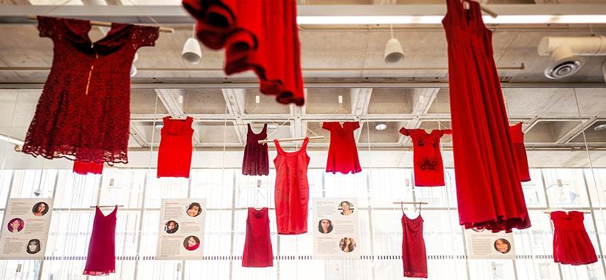Red dresses honour Indigenous women, girls - Hamilton City Magazine