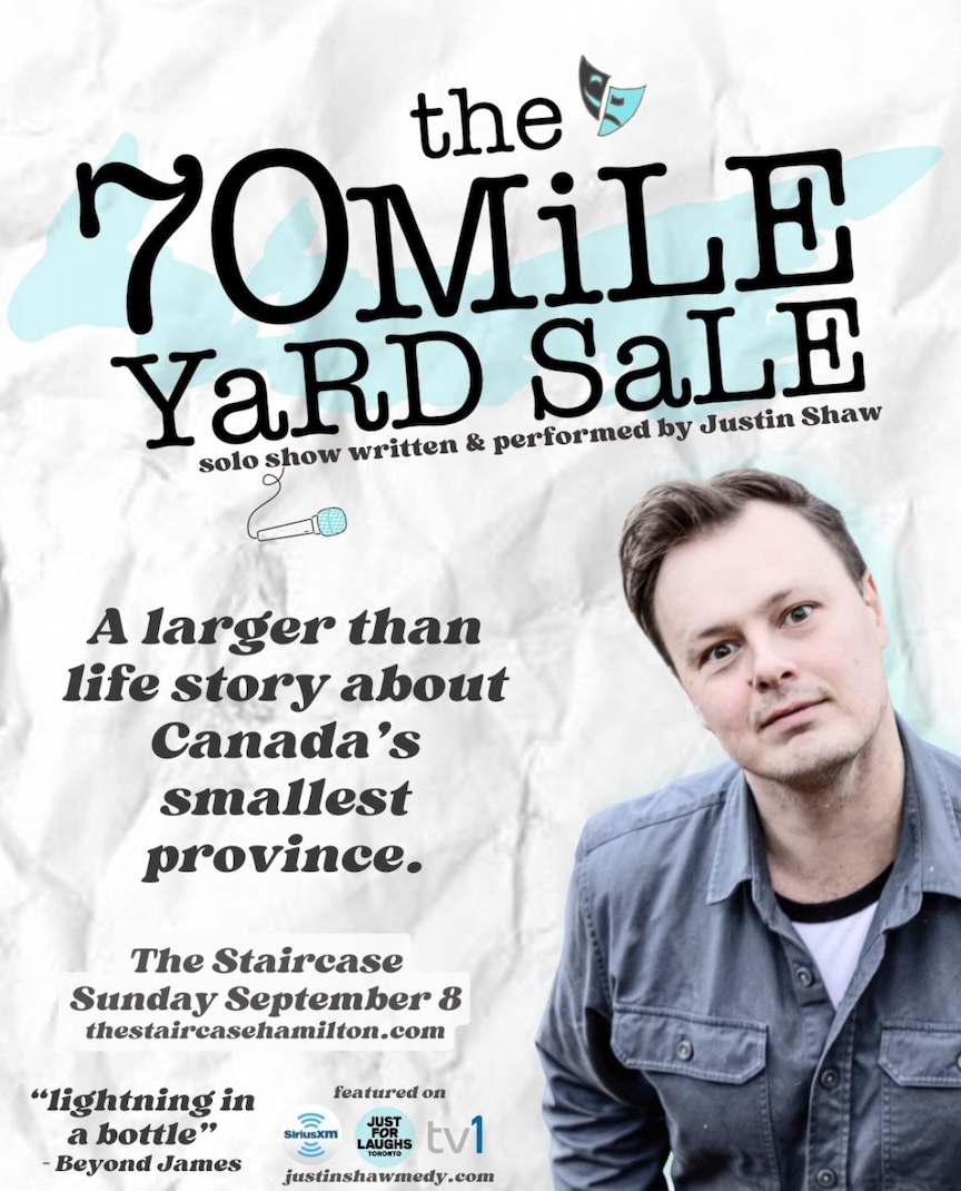 Hamilton comedian Justin Shaw brings PEI ‘tall tale’ back for one night ...