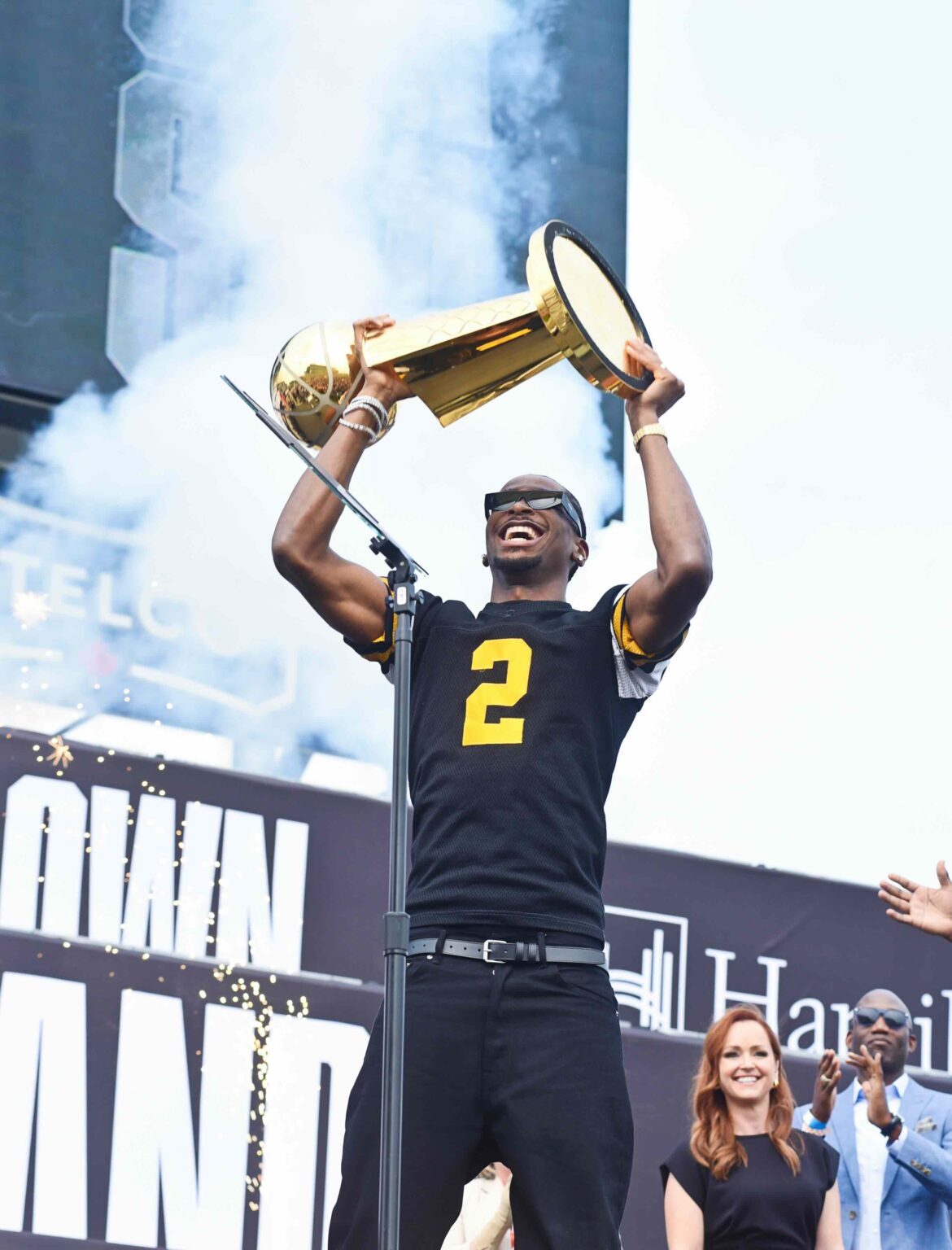 Hamilton honours NBA champion Shai Gilgeous-Alexander with key to the ...